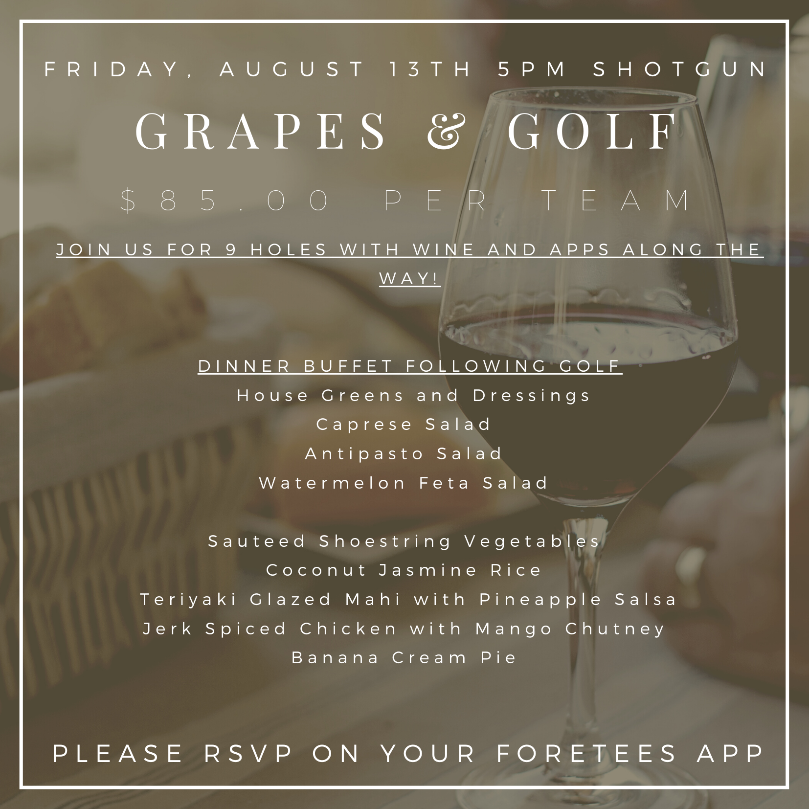 Grapes & Golf | Weymouth Country Club | 2021-08-13